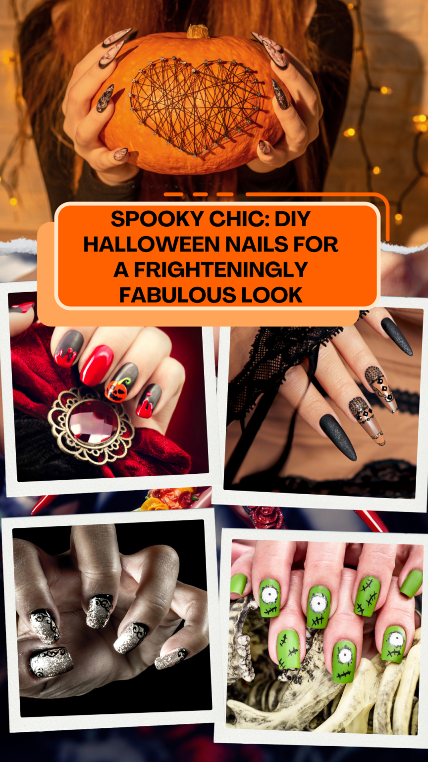 Spooky Chic: DIY Halloween Nails for a Frighteningly Fabulous Look ...